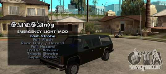 ELM v9 for GTA SA (Emergency Light Mod) pour GTA San Andreas