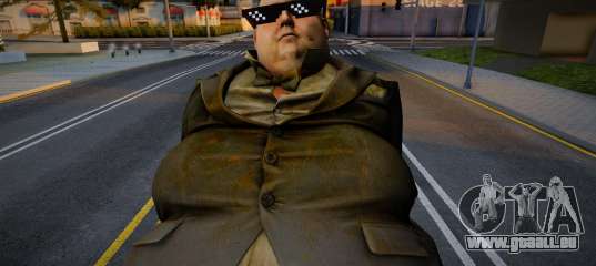 Duke con Gafas Thug life de Resident Evil 8 Vill für GTA San Andreas